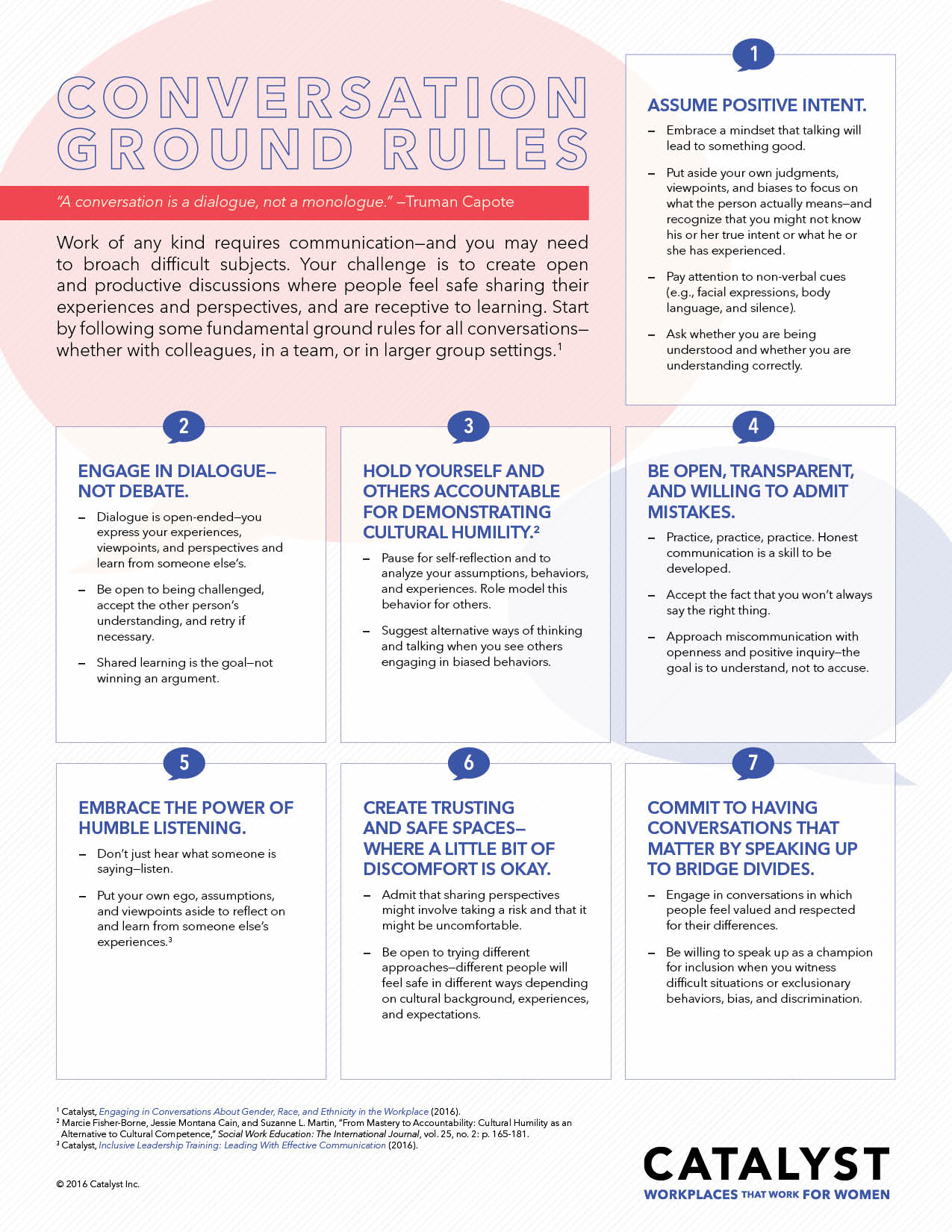 Conversation Ground Rules (Infographic) | Catalyst - 必威体育亚洲官网 Conversation Ground Rules (Infographic) | Catalyst - 必威体育亚洲官网